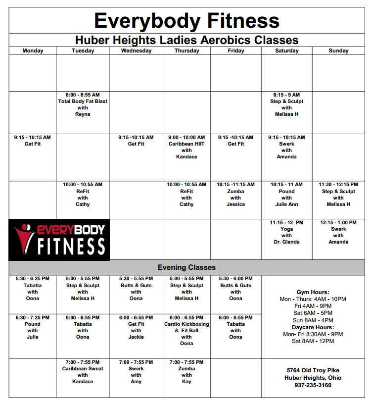 EveryBody Fitness | Huber Heights Gym - Ladies - FREE 30-Day Fitness Pass