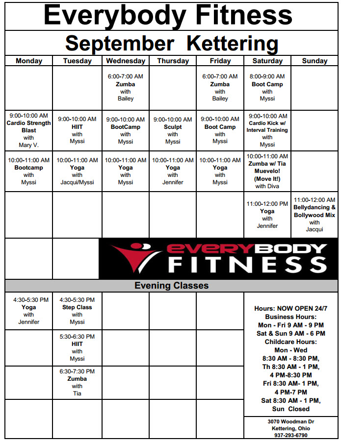 EveryBody Fitness | Gym Dayton Ohio - 937-293-6790 - FREE 30-Day ...